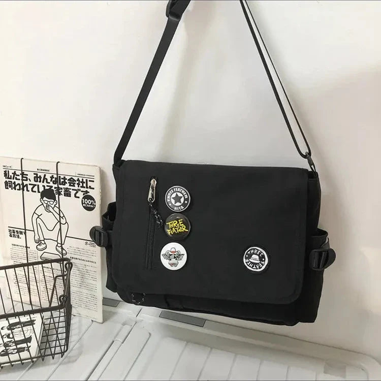 PackBuddy - Trendigi Leicht Nylon-Schrägträg-Messenger-Tasche – Nova Zurich